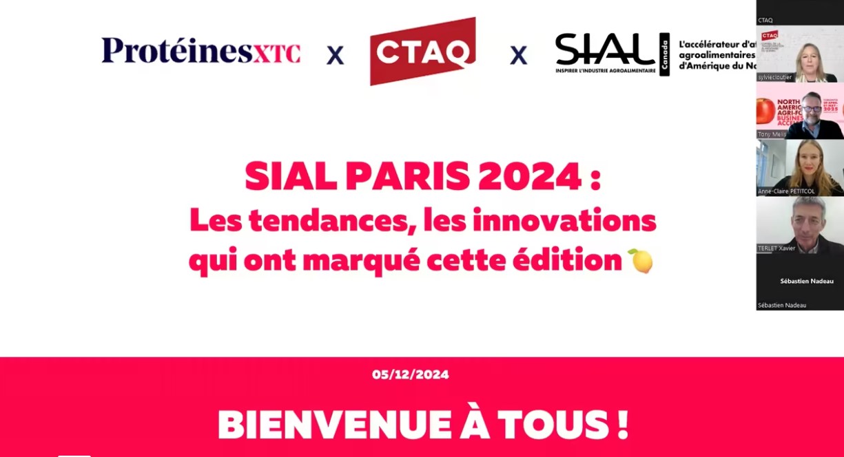 ProtéinesXTC x CTAQ - SIAL Paris 2024 - ProtéinesXTC